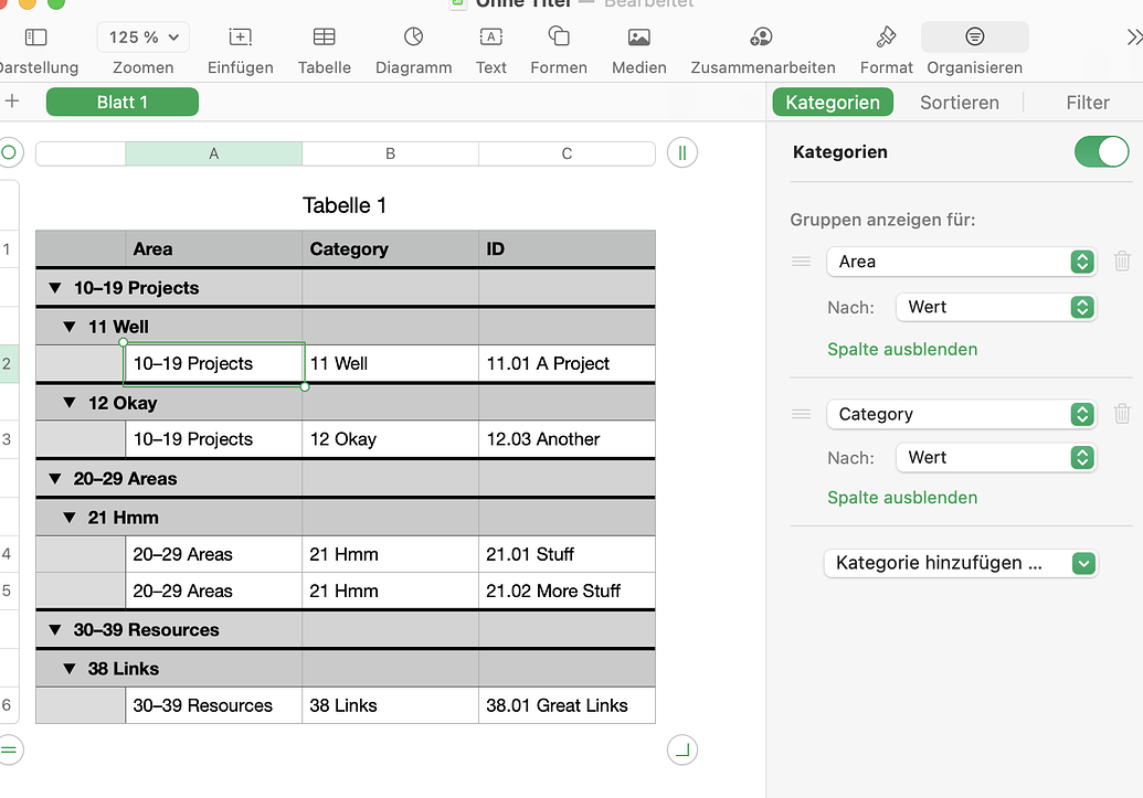 My derivate of J.D (and P.A.R.A.) - 14 Build your system - Johnny.Decimal
